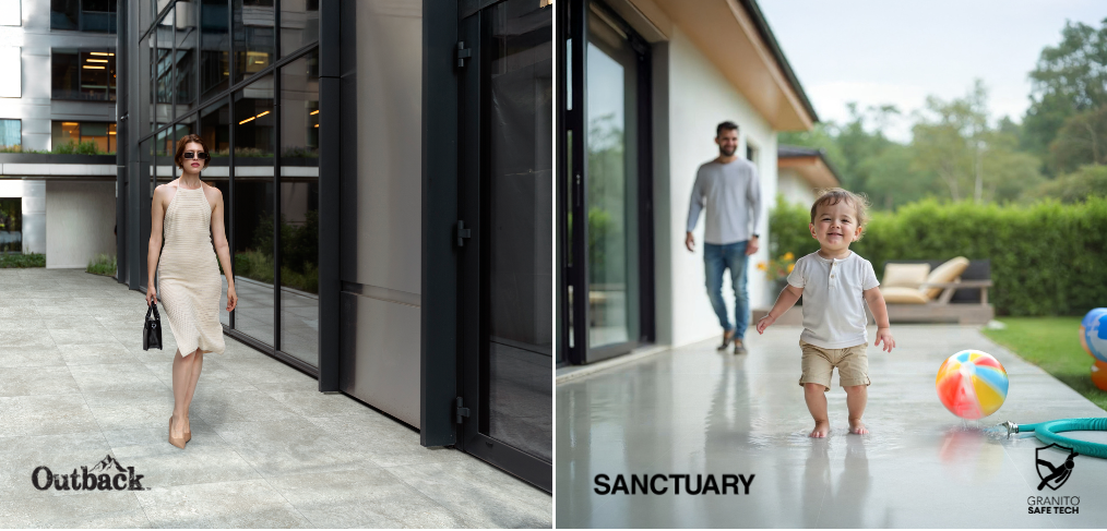 Outback and Sanctuary: Both Slip-Resistant, but Significantly Different - Granito